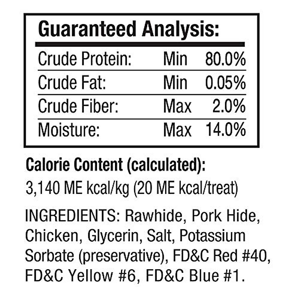 Good'n'Fun P-94188 Triple Flavor Twists Dog Chews, One Size