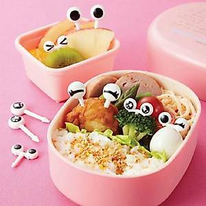 10Pcs Eye Fruit Fork Tableware Lunch Box Decor