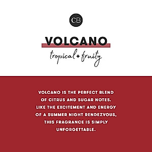 Capri Blue Fragrance Gift Set - 1 Volcano Eau de Parfum .34 fl oz & 1 Volcano Mini Hand Cream 1 oz - Moisturizing Jojoba Oil & Shea Butter Lotion - Cruelty-Free Skin Care Products