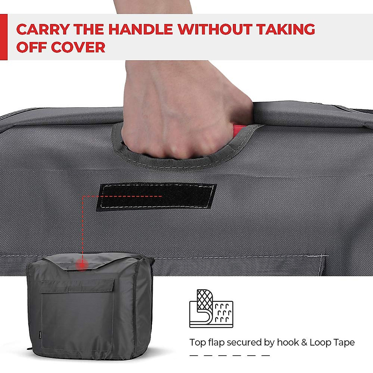 Bundle Two Items: BougeRV Generator Oil Funnel and Oil Dipstick and Generator Cover, Fit For Honda EU2200i