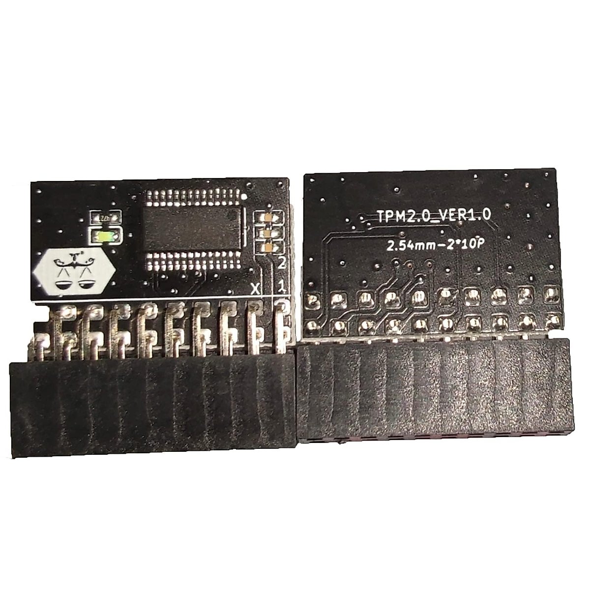 Replacement TPM2.0 Encryption Security Module, 20-1 Pin 2 * 10P TPM GA 20-1 Pin Remote Card Compatible with WIN11 2.0 System, for Gigabyte Platform Protection Module