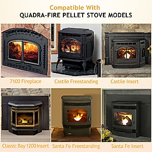 Adviace Aftermarket 812-4900 Convection Blower for Quadrafire Classic Bay 1200i Insert, Quadra-Fire 4100i 4100 3100 3100i 4300 Wood Stoves, 7100 Fireplace, Heatilator Eco Choice PS35 Pellet Stove