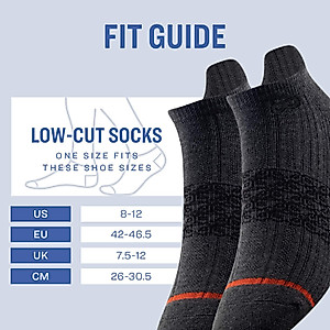 Pair of Thieves Men’s Athletic Performance Socks - 6 Pack Cushioned Low Cut Socks for Men