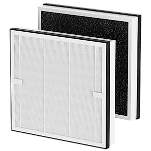 Europa True HEPA Replacement Filter Compatible with Afloia Europa Air Puri-fier, 3-in-1 H13 True HEPA Filter Suitable for Europa for Pet Hair Dander Odor Dust Smoke Pollen, 2-Pack
