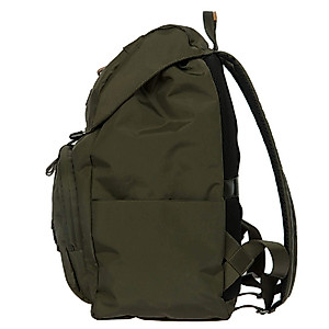 Bric's X-Travel Excursion Backpack - 15 inch - Cute Designer Backpack for Women and Men - Olive