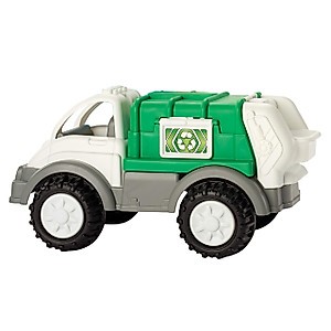 American Plastic Toys Gigantic Recycling Truck Vehicle, Green/White