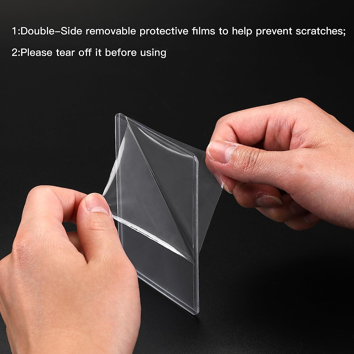 JODSSXI 25 Pcs Super Clear Regular Toploaders for Standard Card Slightly Flexible 35pt Top Loaders Card Sleeves Premium Hard Plastic Standard Card Protectors for MTG Cards YUGIOH Cards Sports Card