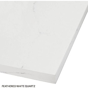 Signature Hardware 953748-60-RUMB-1 Robertson 60" Double Vanity Cabinet Set with Wood Cabinet, Vanity Top and Rectangular Undermount Sinks - Single Faucet Hole