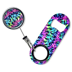 BarConic Mini Bottle Opener with Retractable Reel – Tie Dye