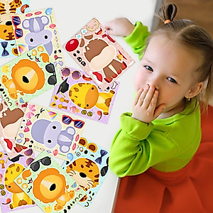 Jungle Safari Party Favors Set 92 PCS Wild Animals Set for Kids Birthday Gifts, Wild Theme Party favors for Kids Birthday Party Baby Shower Goodie Bag Fillers Jungle Safari Party Supplies (Animal Pro)