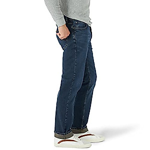 Lee Men's Legendary Relaxed Straight Jean, Night Shade, 36W x 30L