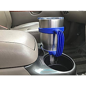 STRATA CUPS 30oz Tumbler Handle (ROYAL BLUE) Available For 30oz YETI Tumbler, OZARK TRAIL Tumbler, Rambler Tumbler - BPA FREE