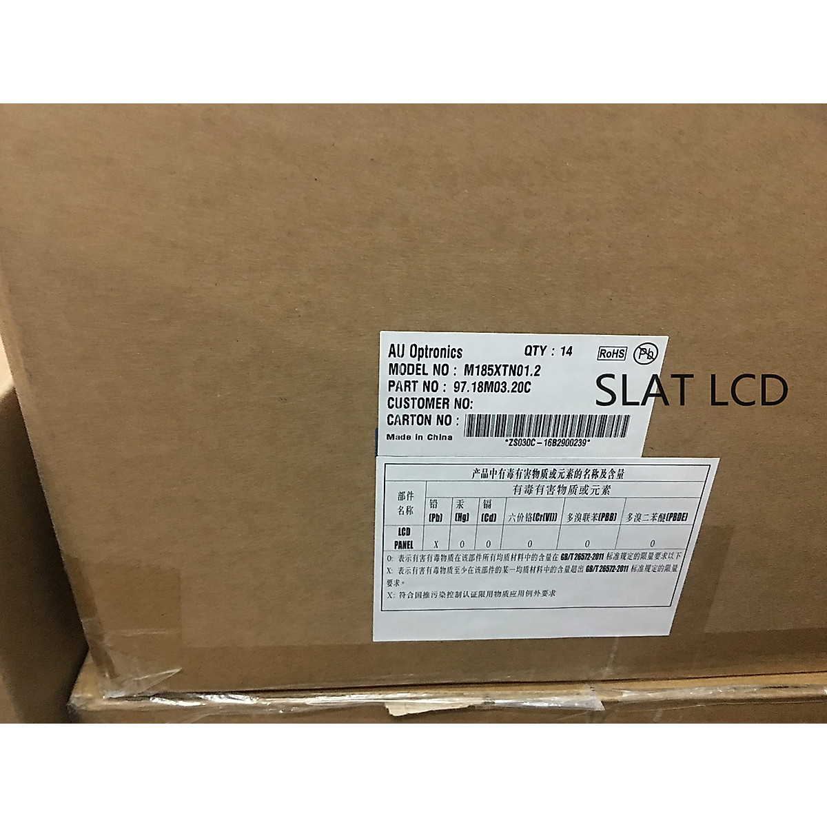 AUO 18.5 Inch LCD Panel M185XTN01.2, Replacement Screen for GAEMS Vanguard G190, for Lenovo C225 C245, with Full kit of Driver Board