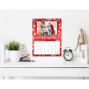 2025 Photo Frame Wall Spiral-bound Calendar (Add Your Own Photos) - 12 Months Desktop/Wall Calendar/Planner - (Edition #08)