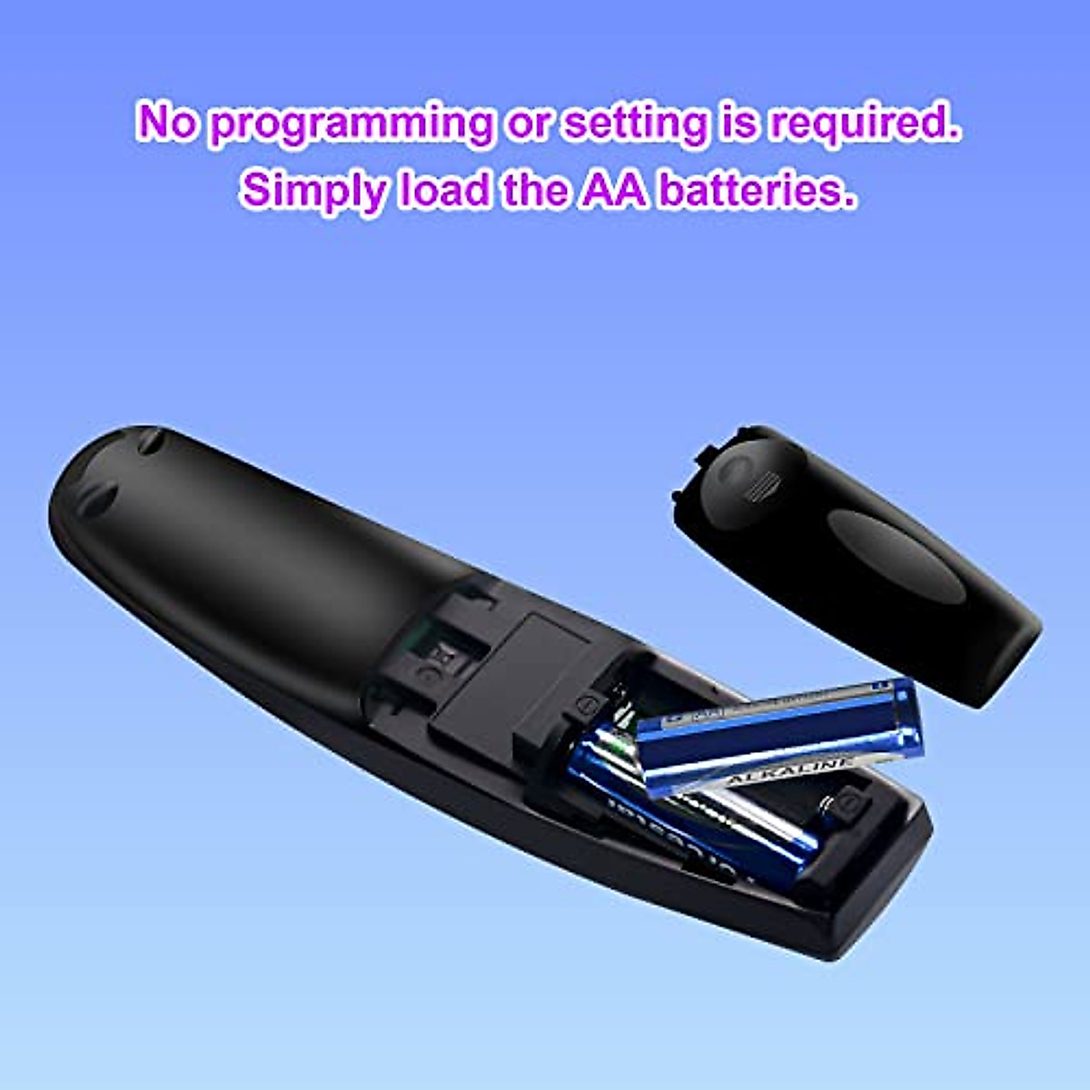 Rnnokate Universal Remote Control for LG Smart TV, Compatible with All Models for LG TV (Luminous Silicone Protective Case and 2 AA Batteries for AN-MR650A Remote Control (Universal with Green Shell)