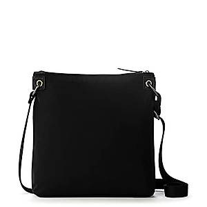 The Sak Esperato Flat Crossbody in Recycled Nylon, Black