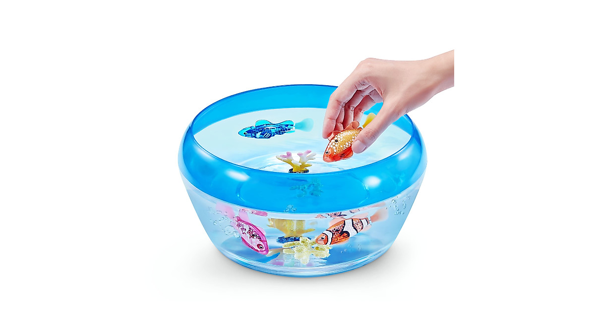 Robo Alive Robo Fish 2-Pack - Water-Activated Robotic Fish to Prank ...