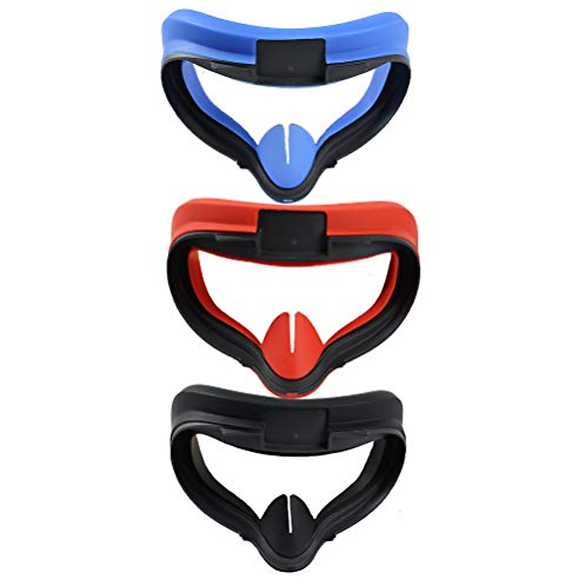 NUMONE VR Face Cover and for Oculus Quest 2, Silicone Eye Pad Compatible for Oculus Quest 2 VR Sweatproof Lightproof Silicone Cover Eye Pad