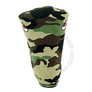 Fighter Plane Headcover for Blade and Midsize Mallet Putter, Camouflage