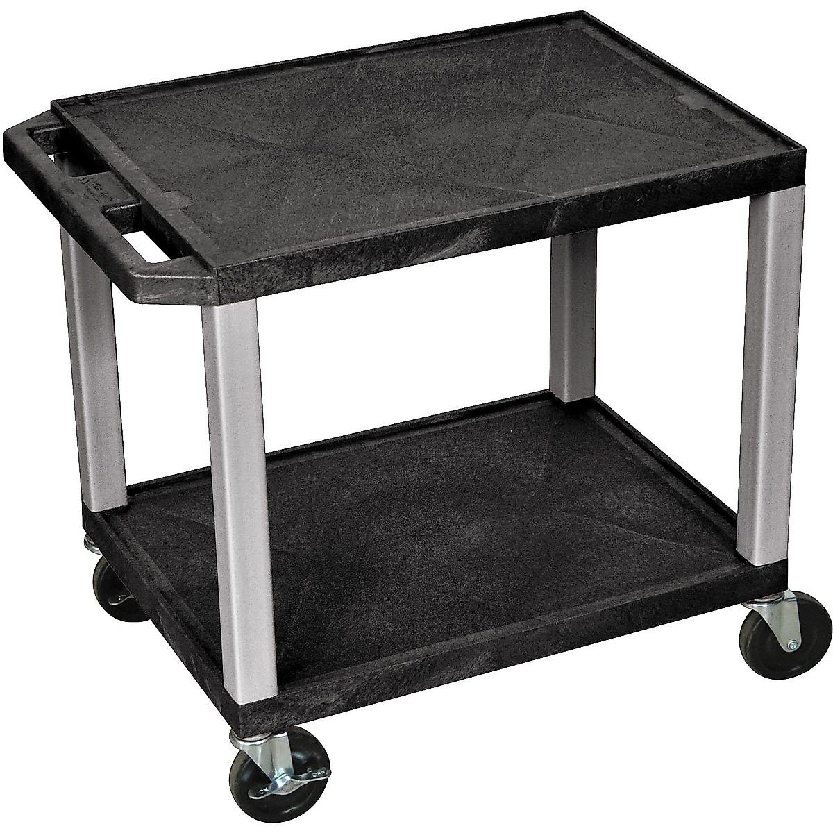 H Wilson WT26E-N Tuffy Presentation Cart, Black and Nickel