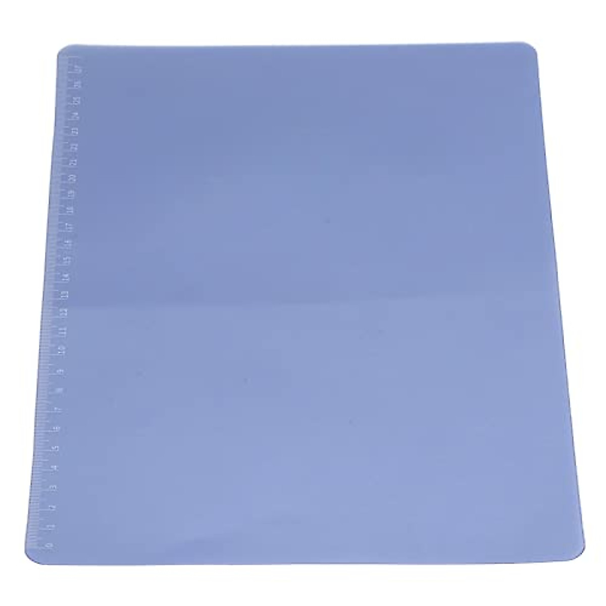 Clear Clipboard, Plastic Clipboard Easy To Clean Multifunctional Soft Portable for Drawing for Writing(EVA Exam Pad A4-Athens Blue)