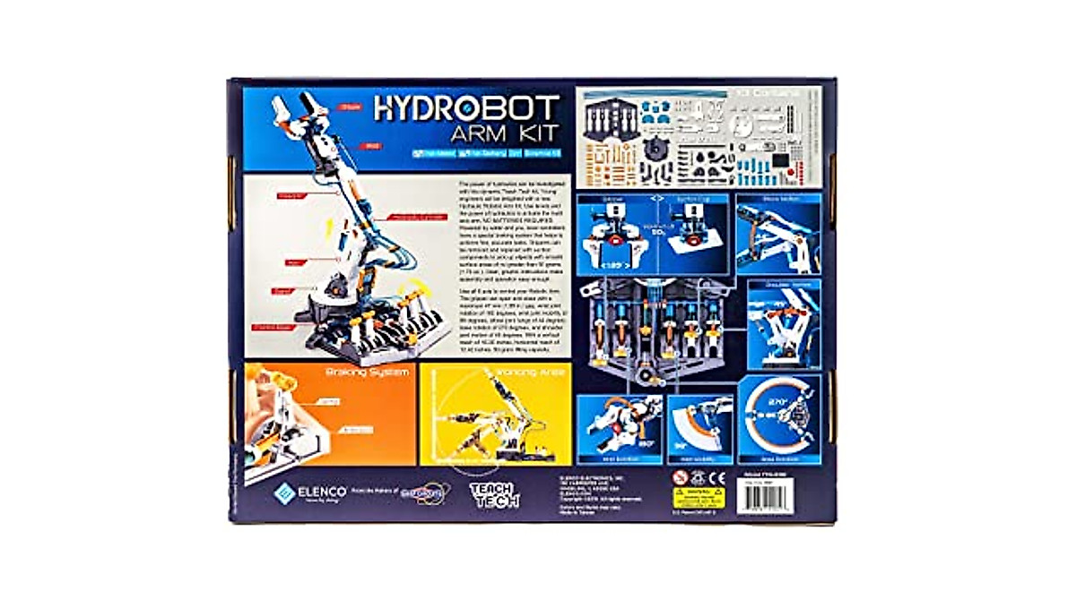 Hydrobot Arm Kit for Kids 12+ | Build Hydraulic Robots STEM Toy