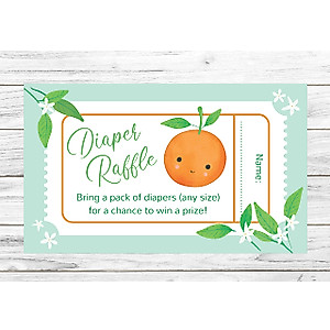 Wish Clover Little Cutie Baby Shower Diaper Raffle Cards (24-Count)
