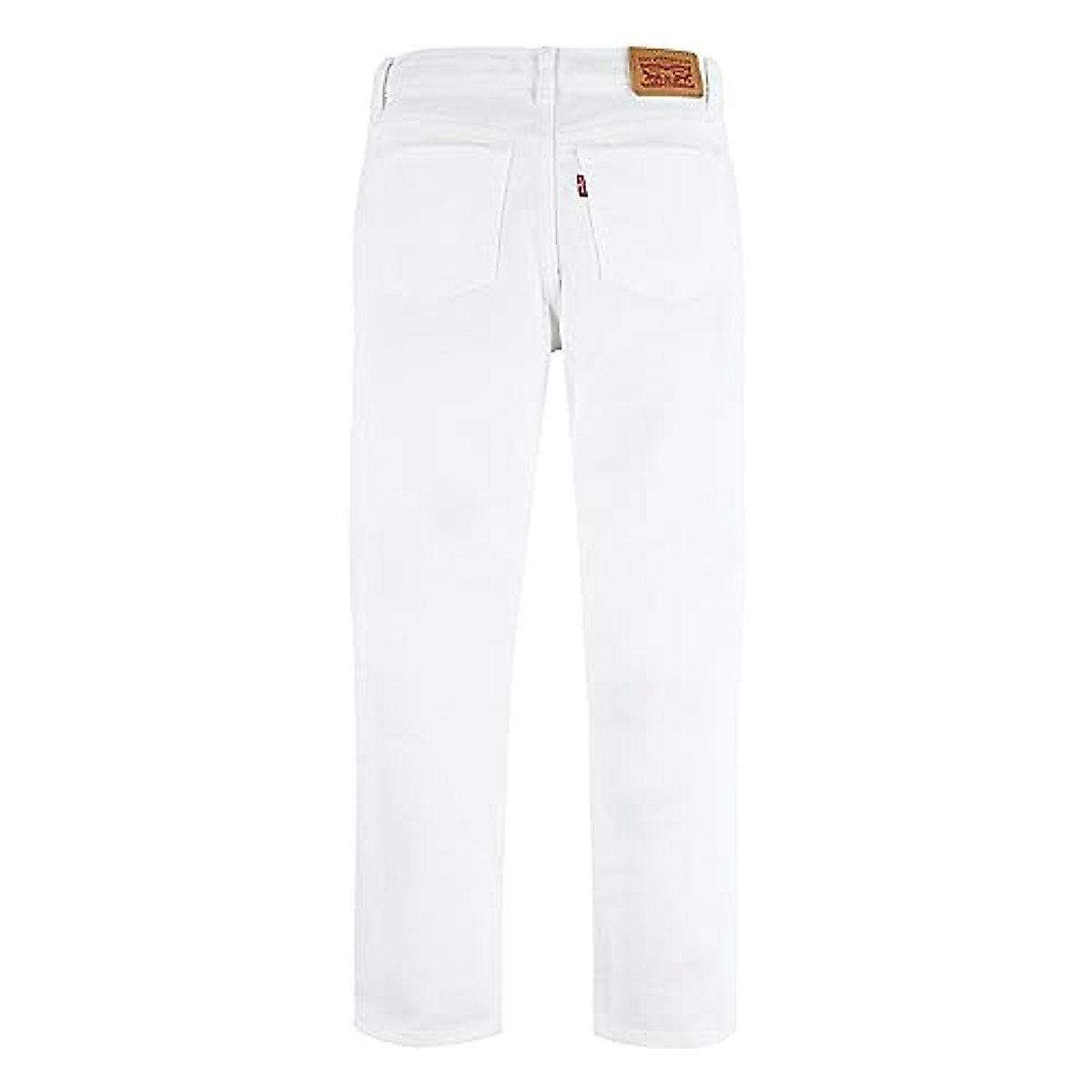 Levi's Girls High Rise Straight Fit Jeans, White, 14 US