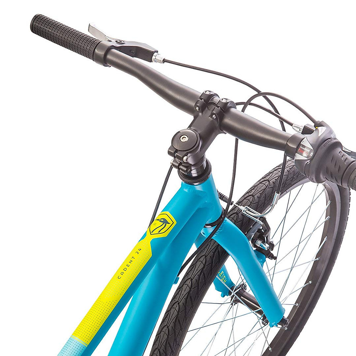 Raleigh Bikes Cadent 24 Kids Flat Bar Road Bike for Boys Youth 8-12 Years Old, Blue