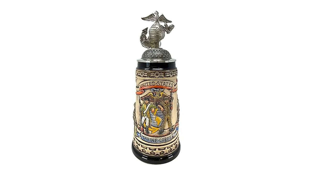 USMC Collectible Beer Stein - Limited Edition German Craftsmanship