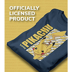 HYBRID APPAREL - Pokémon - Eevee Group - Youth Girls Fit & Flare Dress - Size Small Heather Navy