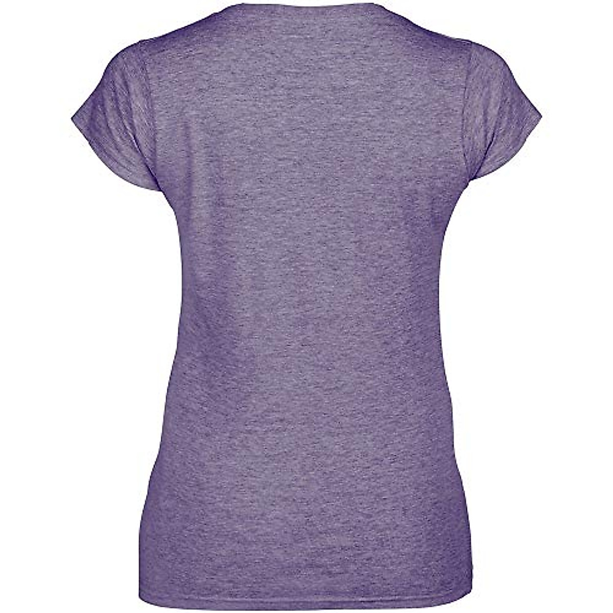 Gildan Women's Softstyle V-Neck T-Shirt - Large - US size 6 - Red