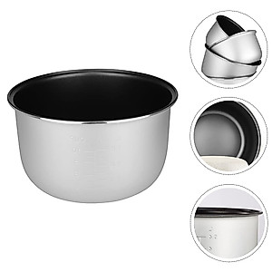 Healeved Power Rice Container Rice Cooker Inner Pot Rice Cooker Replace Liner Nonstick Cooking Pot Inner，3.6 Qt Rice Cooker Small Rice Cooker Small Rice Cooker Small Rice Cooker Small