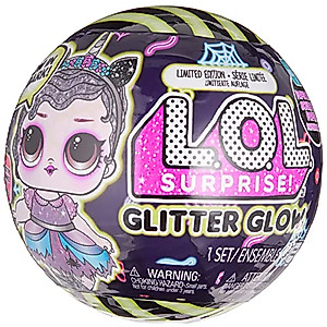 LOL Surprise Glitter Glow Doll Enchanted B.B. with 7 Surprises in Paper Ball, Limited Edition Halloween Glow-in-The-Dark Collectible Doll, Holiday Toy, Great Gift for Kids Girls Ages 4 5 6+ Years Old