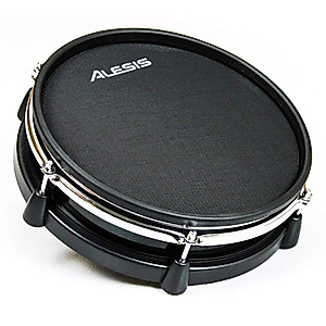 Alesis Command 10 inch Mesh Drum Pad with Clamp and Silverline Audio 10ft Trigger Cable Bundle [Compatible with Roland/Yamaha/Simmons/Ion]
