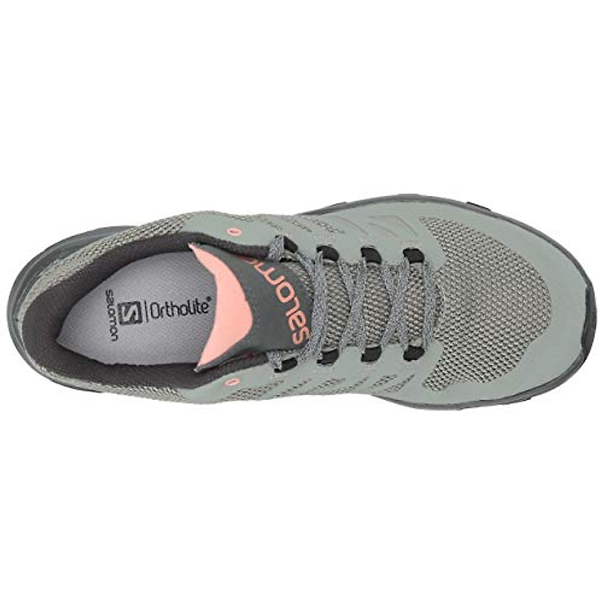 Salomon Outline Gore-TEX Hiking Shoes for Women, Shadow/Urban Chic/Coral Almond, 8