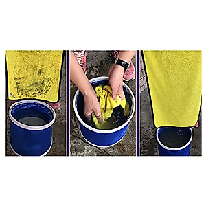 YBC Car Drying Towel 12"x9" Microfiber Cloth 3 PCS