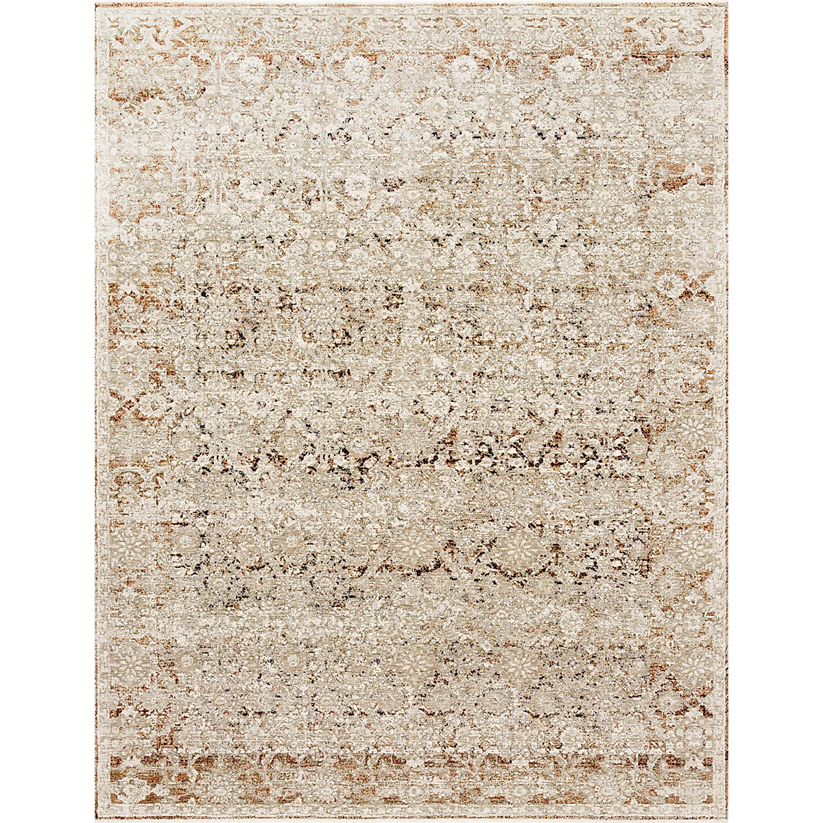 Loloi Theia THE-07 Natural Traditional Runner Rug 2'-10" x 8'