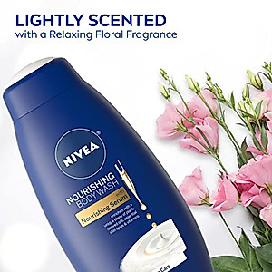 NIVEA Nourishing Care Body Wash with Nourishing Serum, 20 Fl Oz