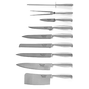 Ross Henery Professional 10 Piece Premium Stainless Steel Chef's Knife Set/Kitchen Knives in Case