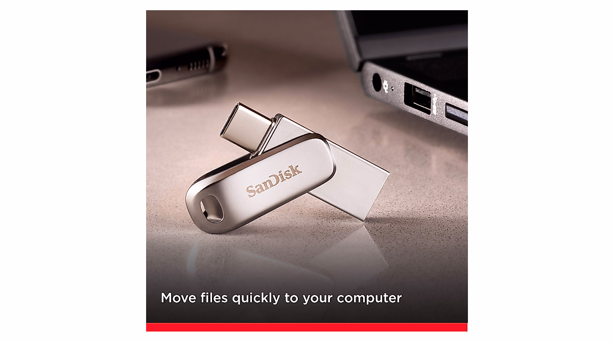 SanDisk 256GB Ultra Dual Drive Luxe - Fast Data Transfer
