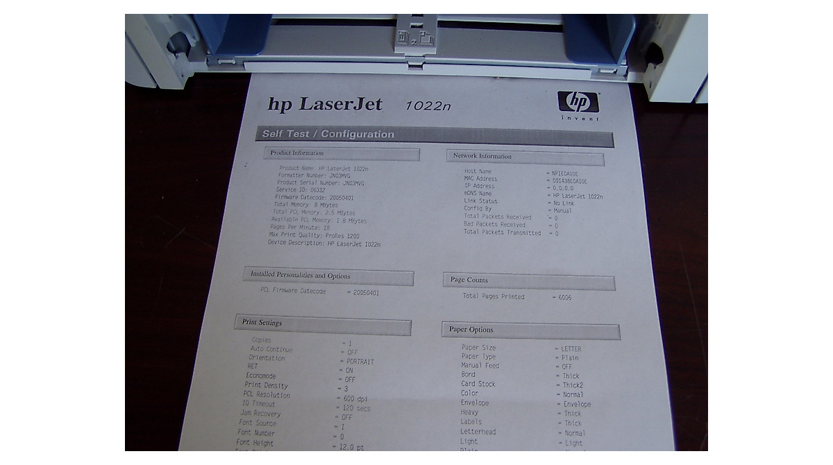 HP LaserJet 1022N Printer – Fast, Reliable Monochrome Printing