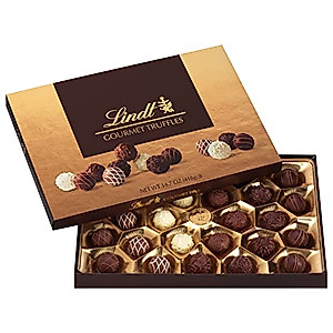 Lindt Gourmet Chocolate Truffles Gift Box, Assorted Chocolate Truffles, Great for gift giving, 14.7 Ounces