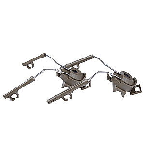 ATAIRSOFT Tactical Helmet Headset ARC Adapter for Comtac Headset Fast Helmet Side Rail (Tan)