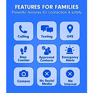 JrTrack 2 SE Smart Watch for Kids by Cosmo | 4G Phone Calling & Text Messaging | SIM Card & Flexible Data Plans | GPS Tracker Watch for Kids | Children’s Smartphone Alternative (Black)