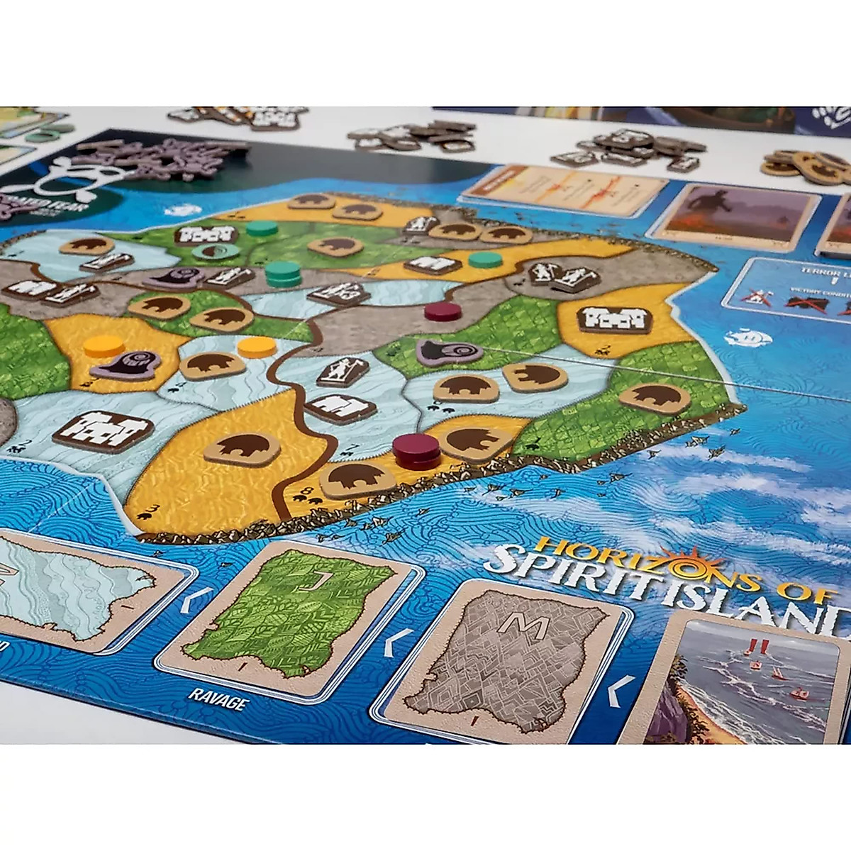 Greater Than Games | Horizons of Spirit Island | Cooperative Strategy Board Game | 1 to 3 Players | 90+ Minutes | Ages 14+