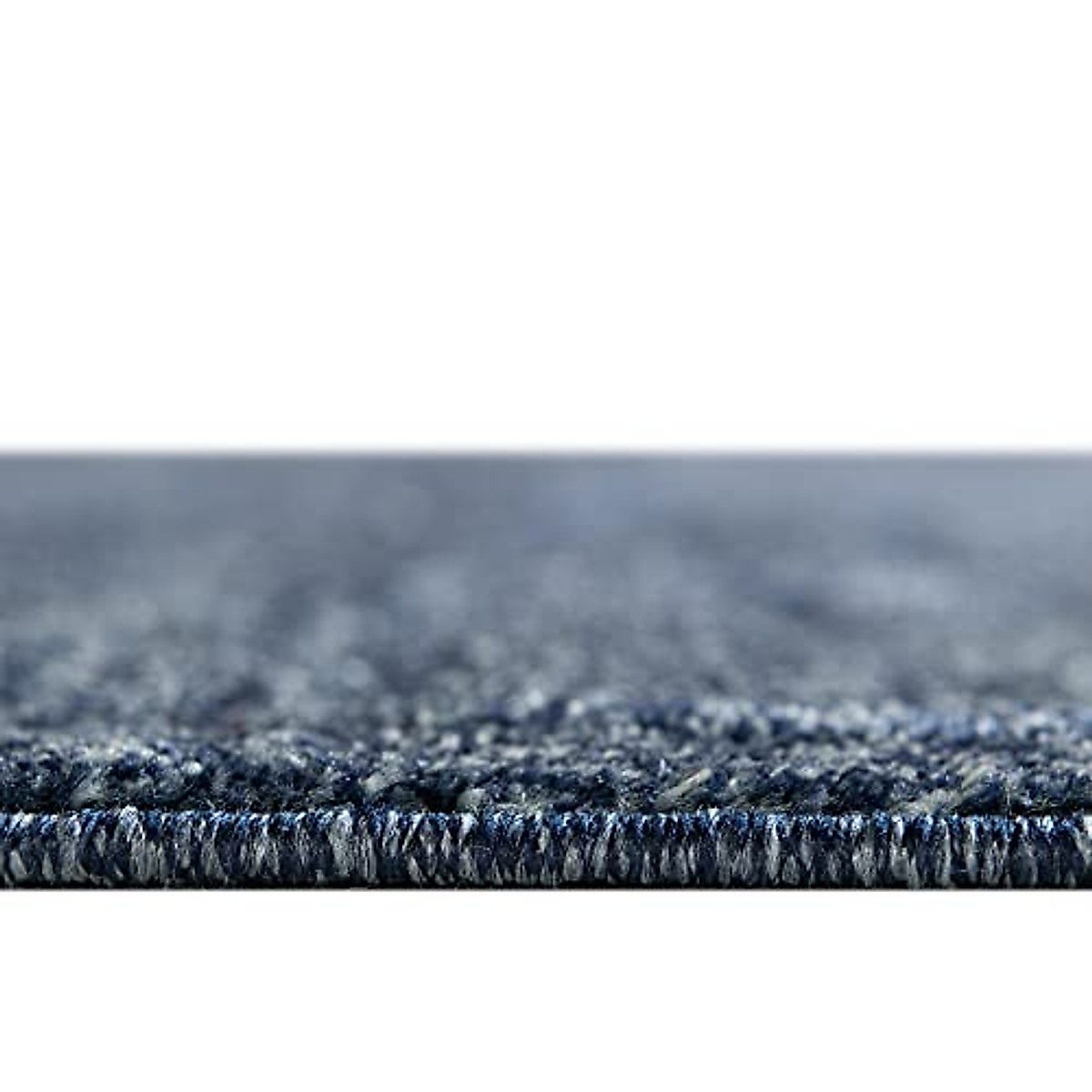 Rugs.com Angelica Collection Rug – 2' x 3' Navy Blue Medium Rug Perfect for Entryways, Kitchens, Breakfast Nooks, Accent Pieces