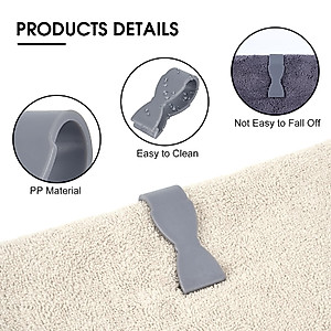 Towel Clips for Kitchen (4 Pack) Keeps Towel from Falling，Stove Towel Clip，Dishwasher Towel Clip，Stove Towel Clip，Oven Towel Clip，Refrigerator Towel Clip，No More Towels on The Floor