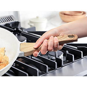 SENSARTE Frying Pan Bakelite Handle Accessories Repalcement Compatible for Sensarte White Ceramic Collection Pots and Pans