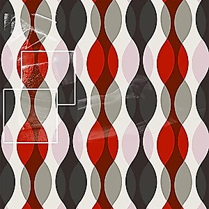 Prime-Home Blanket Fleece Blanket Throw, Geometric Texture Blanket Plush Fleece Throw Blanket Lightweight Blanket Soft Flannel Blankets, Fuzzy Blanket Throw 40x50 Water Drop Texture Red and Gray